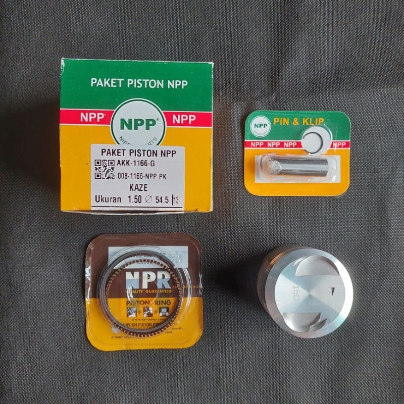 Jual Piston Kit Ring Seher KAZE NPP Custom.PNP Supra 125 Kirana 125 ...