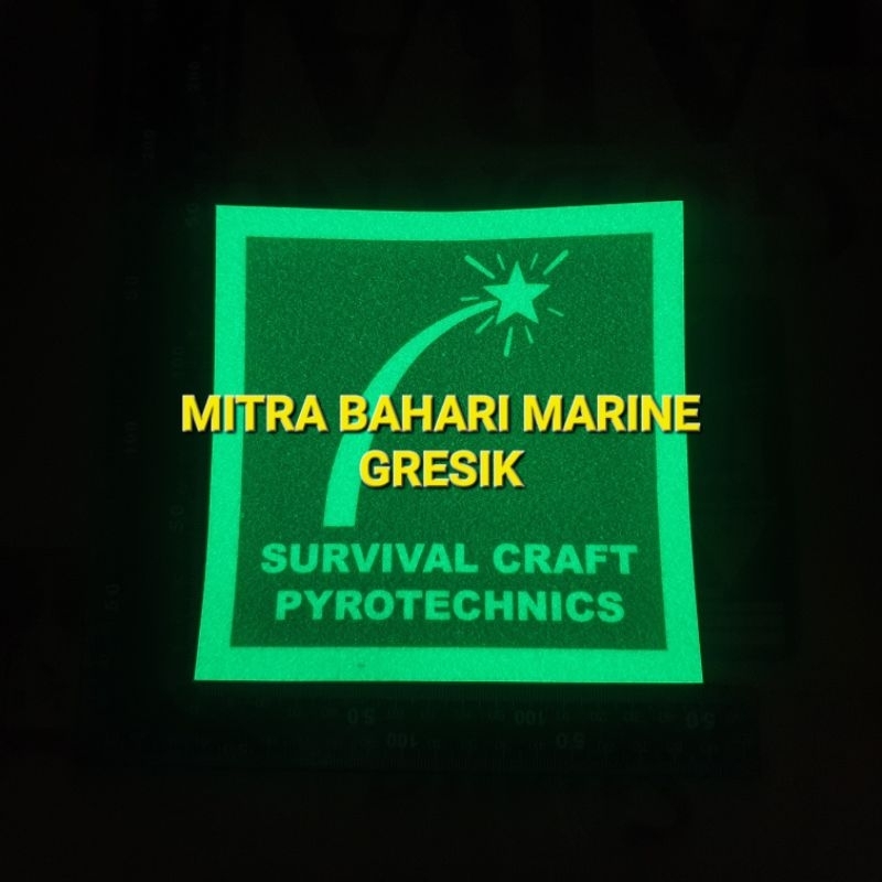 Jual Stiker IMO Symbol IMPA 334116 Survival Craft Distress Signal ...