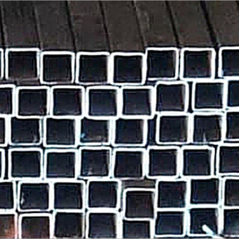 Jual Besi hollow hitam 15 x 15 x 1,6 x 6 ( 1,5 cm x 1,5 cm x 1,2 mm x 6 ...