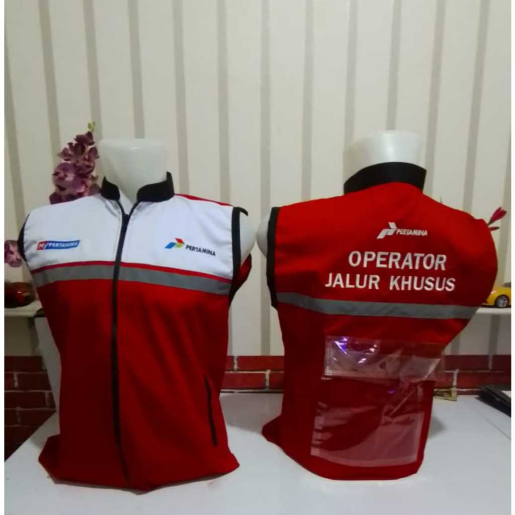 Jual Rompi Jalur Khusus SPBU Pertamina Standar Rompi Operator Jalur ...
