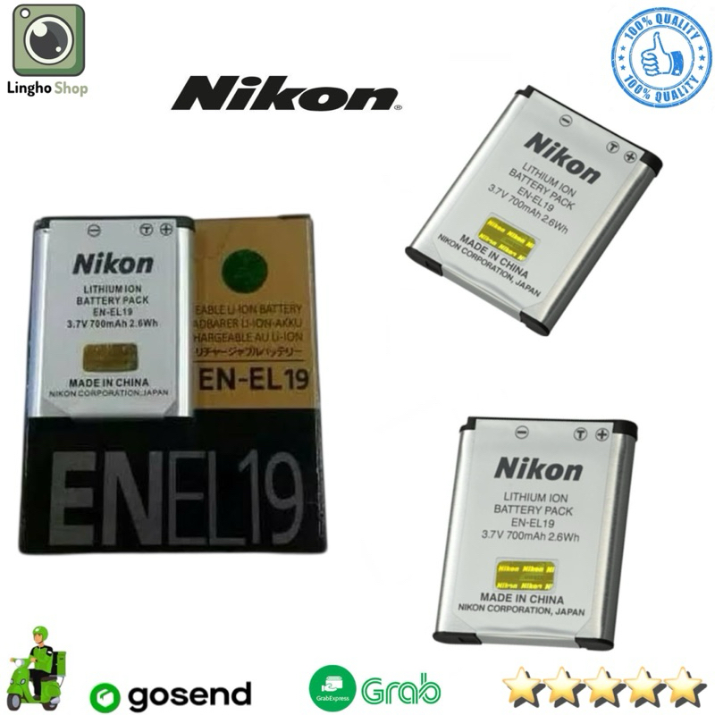 Jual Baterai Nikon EN-El19 For Charger Nikon MH-66 Battery Camera | Shopee Indonesia