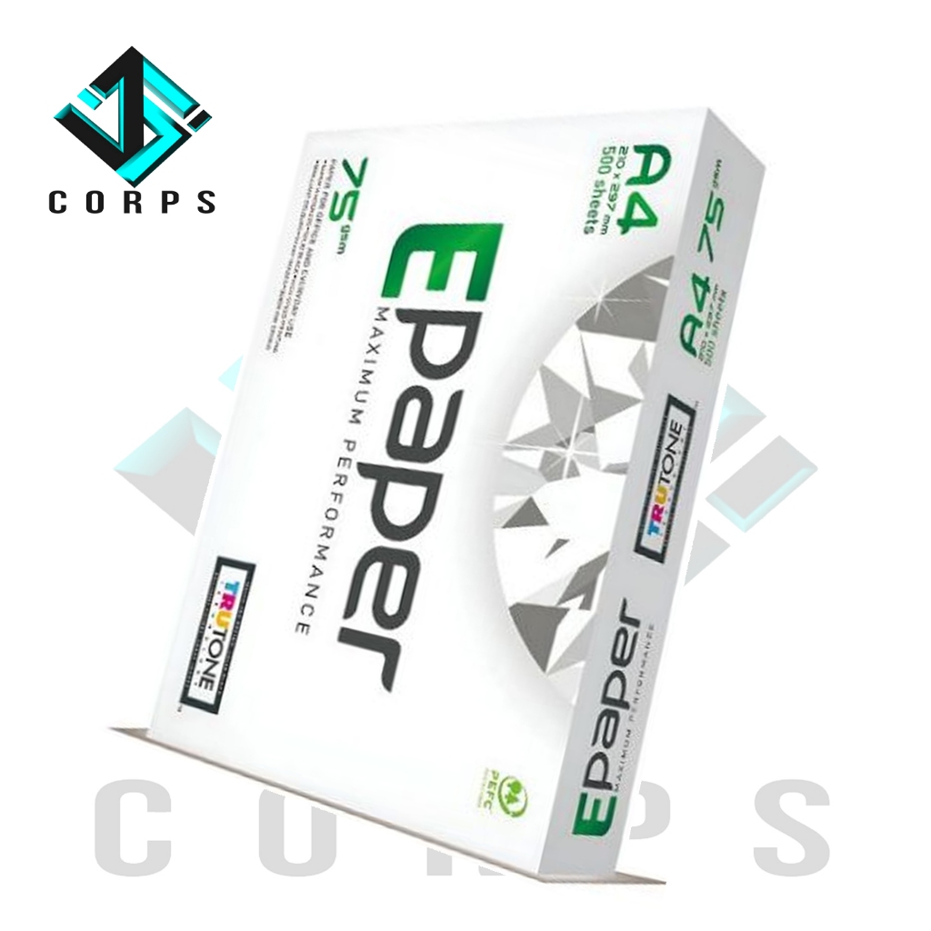 Jual Kertas HVS A4 75 Gram E-Paper / Kertas HVS A4 Print / Photocopy ...