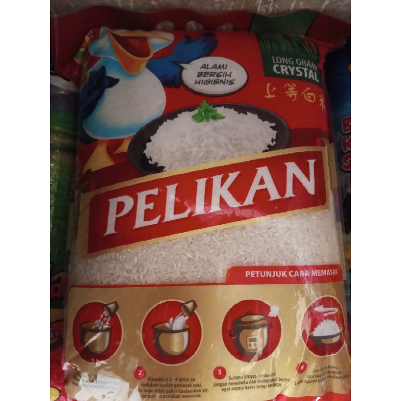 Jual BERAS PELIKAN 5KG | Shopee Indonesia
