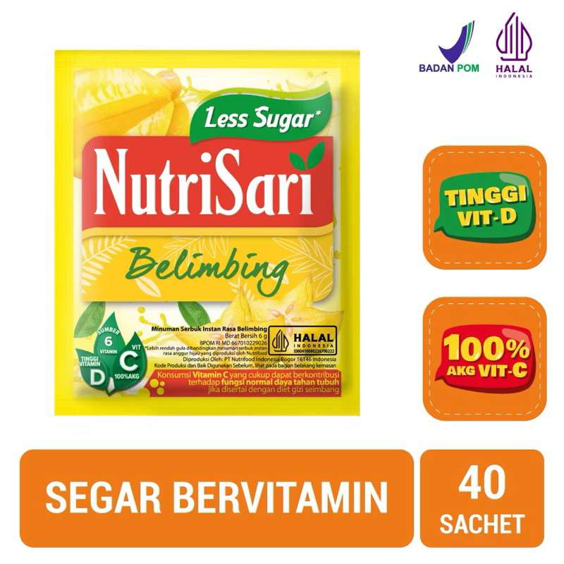 Jual NutriSari 40 Sachet/1 Pack | Shopee Indonesia
