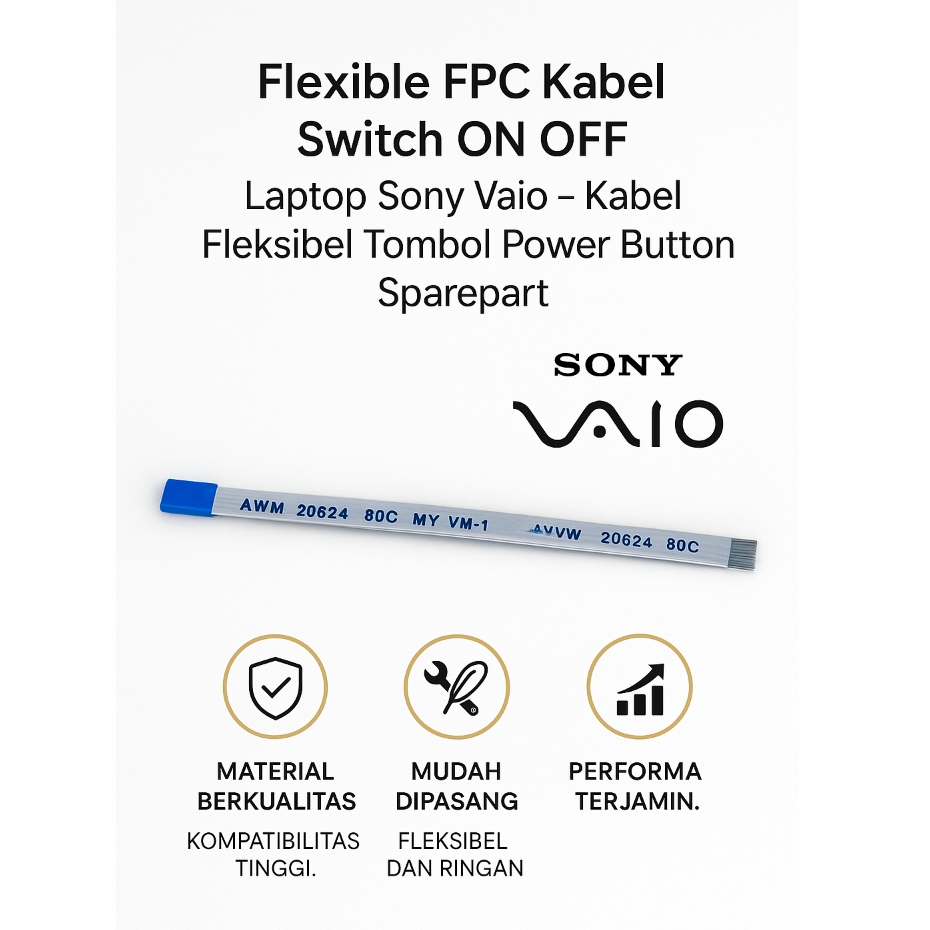 Jual Flexible FPC Kabel Switch ON OFF Laptop Sony Vaio – Kabel ...