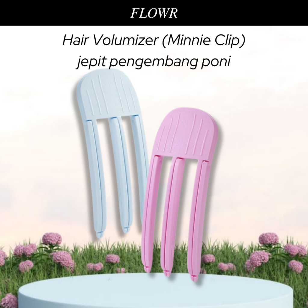 Jual FLOWR Jepit Anti Lepek Instan Fluffy Hair Volumizer Clip Rambut ...