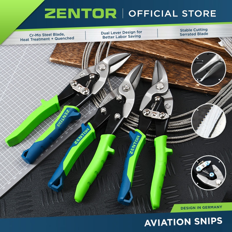 Jual Gunting Seng Lurus - Kanan - Kiri Aviation Snip 10 Inch ZT1430X ...
