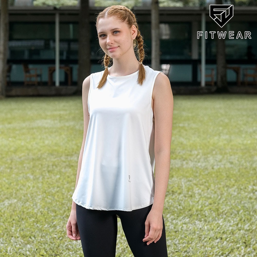 Jual Fitwear Muscle Tee Dryfit Oversize Olahraga Wanita YOLANDA BACK ...