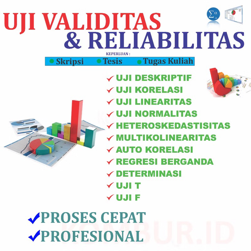 Jual Olah Data Statistik | Validitas | Reliabilitas | Uji T | Uji F dan ...