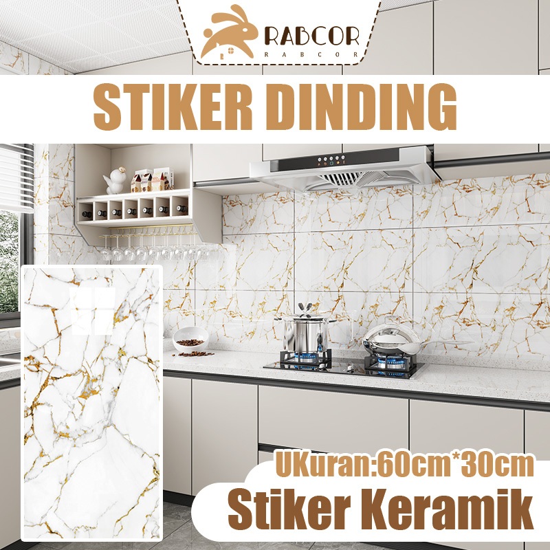 Jual Wallpaper dinding VINYL Marble 30x60 cm / Lantai Vinyl Marble ...