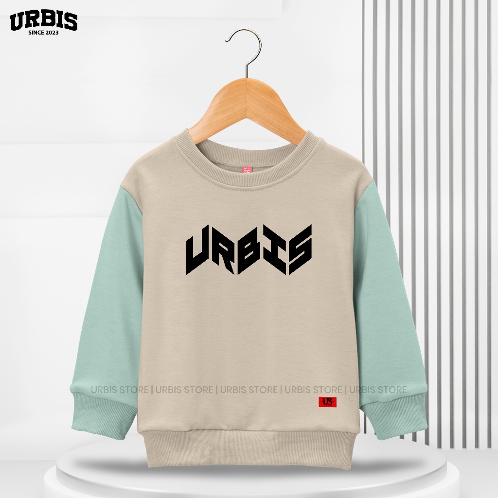 Jual Sweater Crewneck Anak Laki-laki Perempuan Usia 3-13 Tahun ...