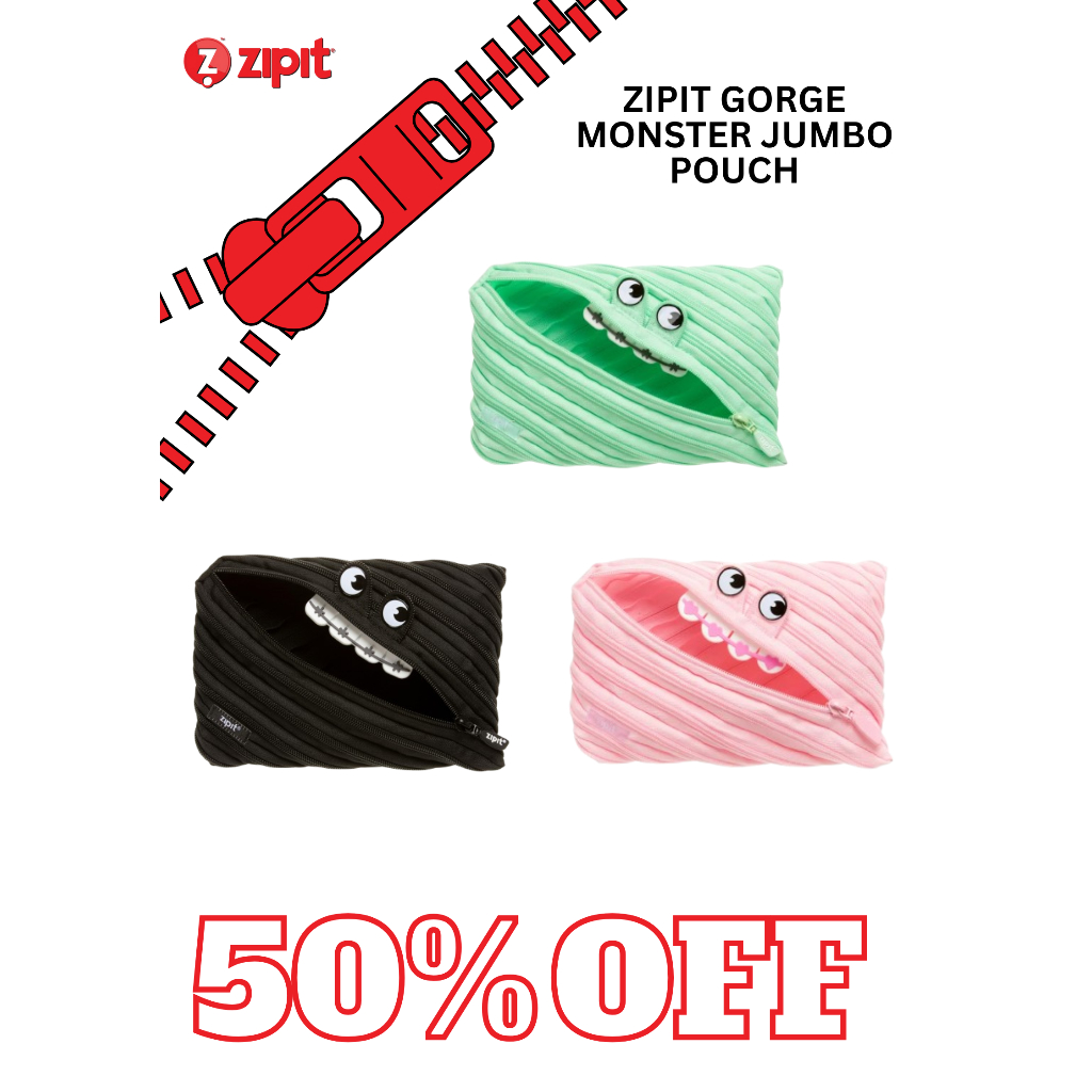 Jual Zipit Gorge Monster Jumbo Pouch | Shopee Indonesia