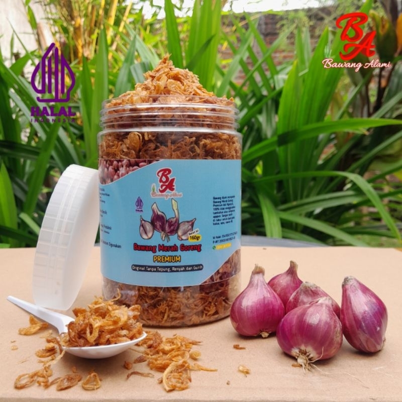 Jual BAWANG GORENG PREMIUM 100% Tanpa Campuran Tepung - Kemasan Toples 750ml | Shopee Indonesia
