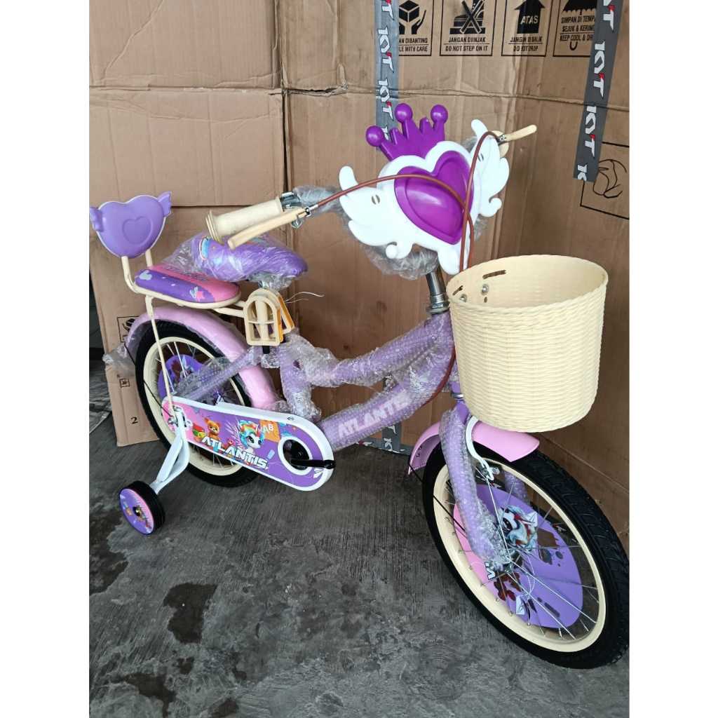Jual Sepeda Anak Cewek Perempuan Mini Atlantis Ukuran 12 Inch,16 Inch ...