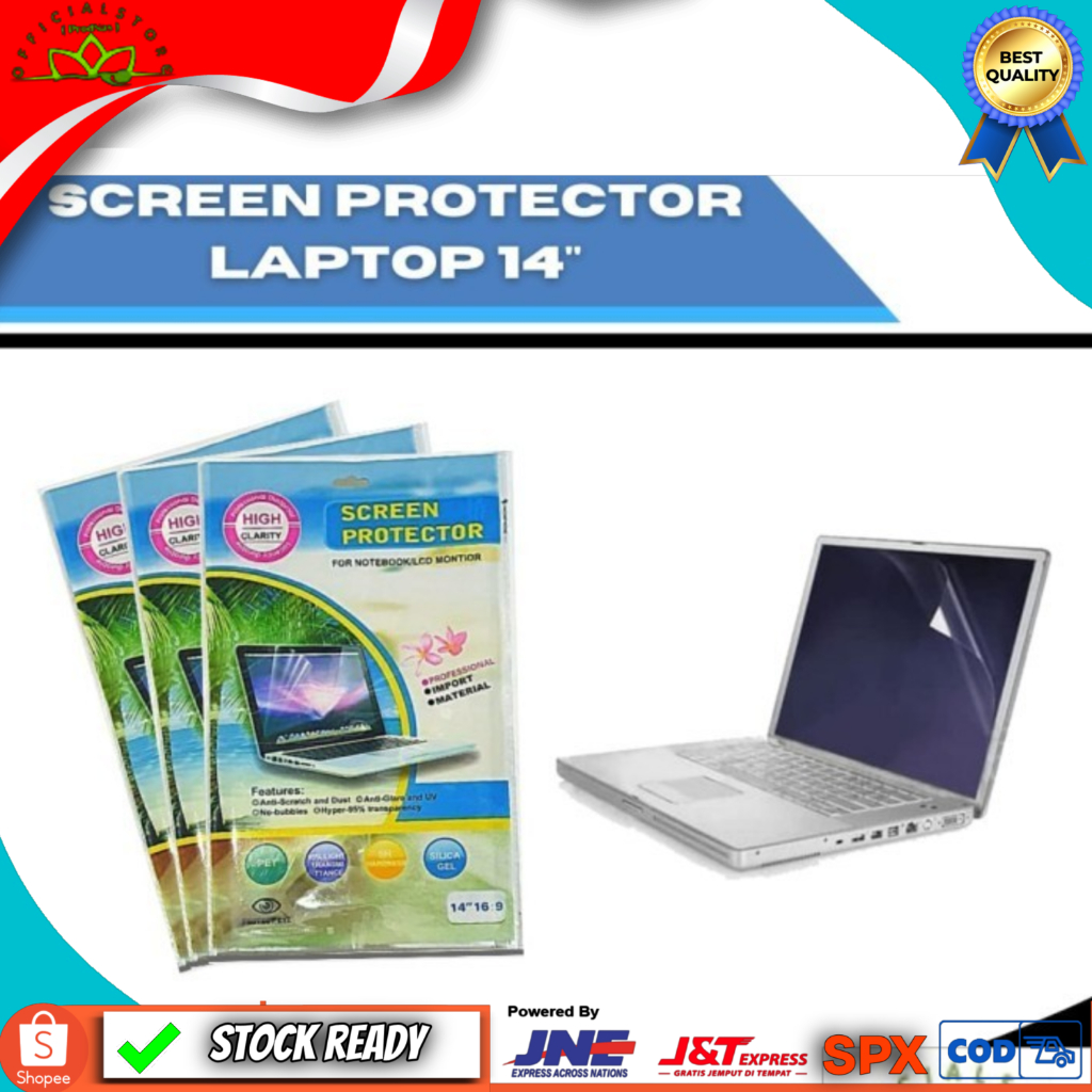 Jual Screen Protector Laptop 14" [16:9] || LCD Protector 14,16 ...