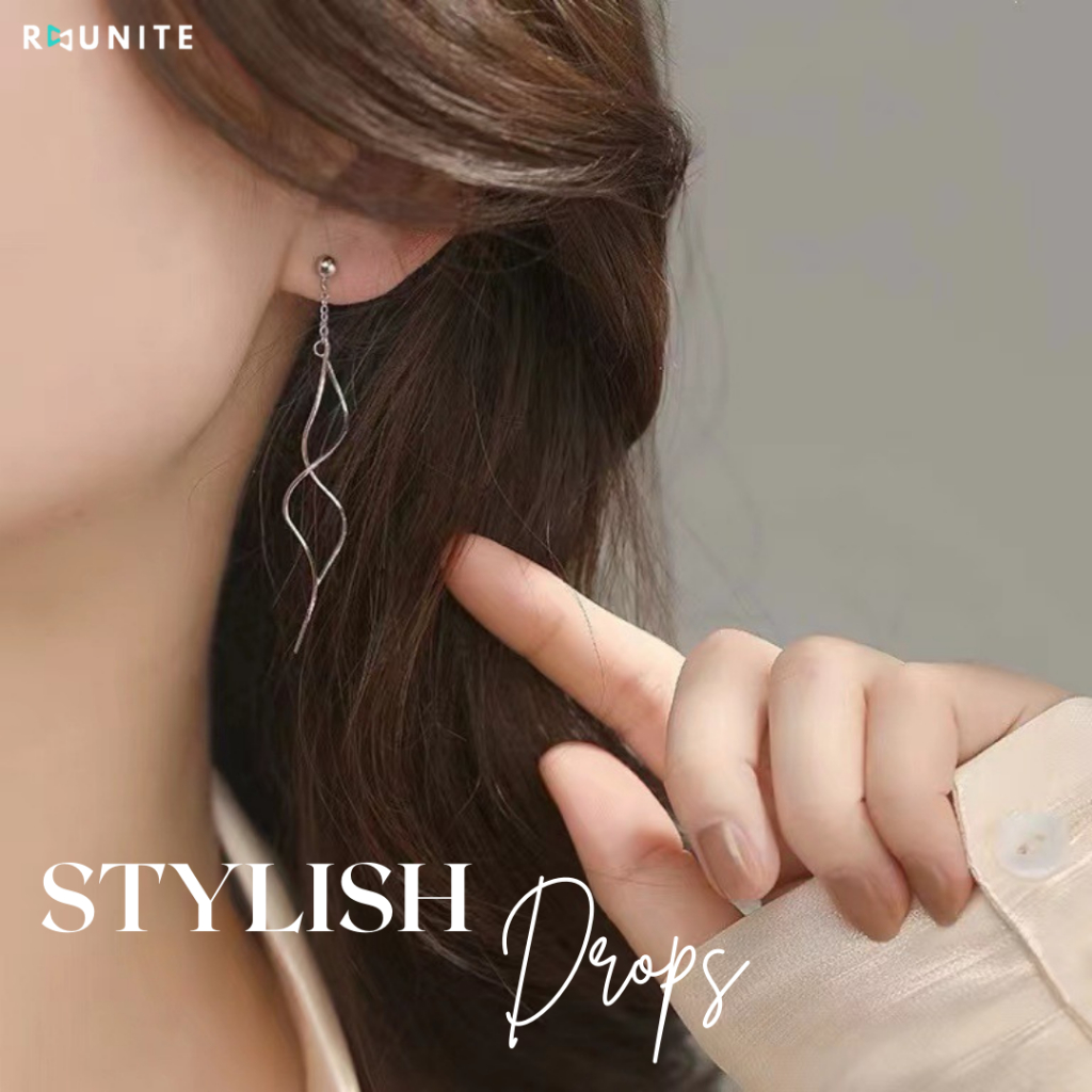 Jual Reunite Jewelry - Anting Titanium Wanita - Stylish Drops | Shopee ...
