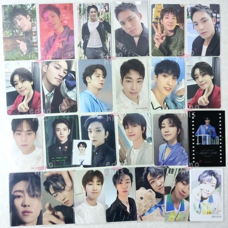 Jual CLEARANCE SALE 1 || Seventeen Photocard Official || PC mingyu wonwoo dk joshua the8 ...