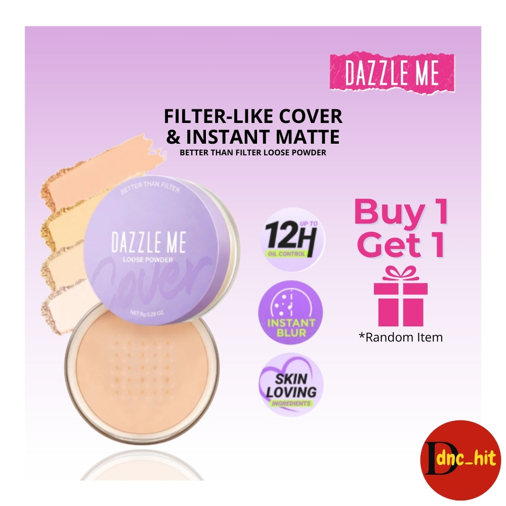 Jual DAZZLE ME Better Than Filter Fixed Loose Powder + Setting Spray ...
