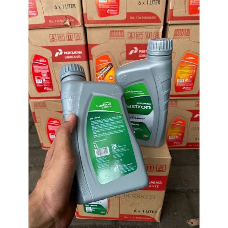 Jual oli fastron Techno 10W-40 Pertamina Fully Synthetic Oil 1 ltr Asli ...