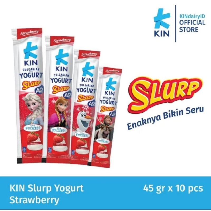 Jual Kin Yogurt Strawbery Stik 45gr | Shopee Indonesia