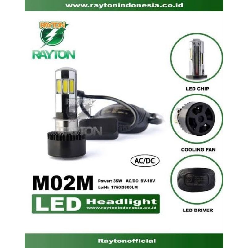 Jual Lampu led rtd 6 sisi kipas raiton universal original | Shopee ...