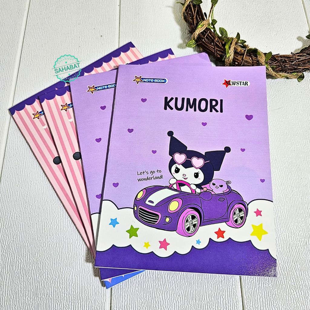 Jual (10PCS) BUKU NEWSTAR KUROMI CINNAMOROLL/BUKU TULIS ISI 38 LEMBAR ...