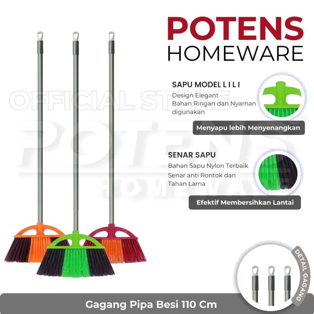 Jual Sapu Nilon Head Model Lili / Sapu Lantai / Sapu Pembersih | Shopee ...