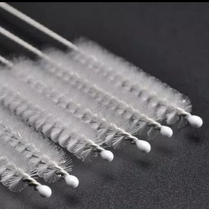Jual Sikat Pembersih Sedotan Stainless Brush Straw Besi Praktis ...