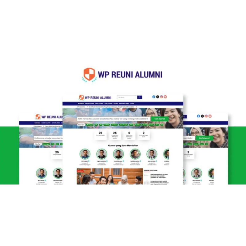 Jual Theme Wordpress untuk Website Alumni Reuni Sekolah SMA SMK STM ...