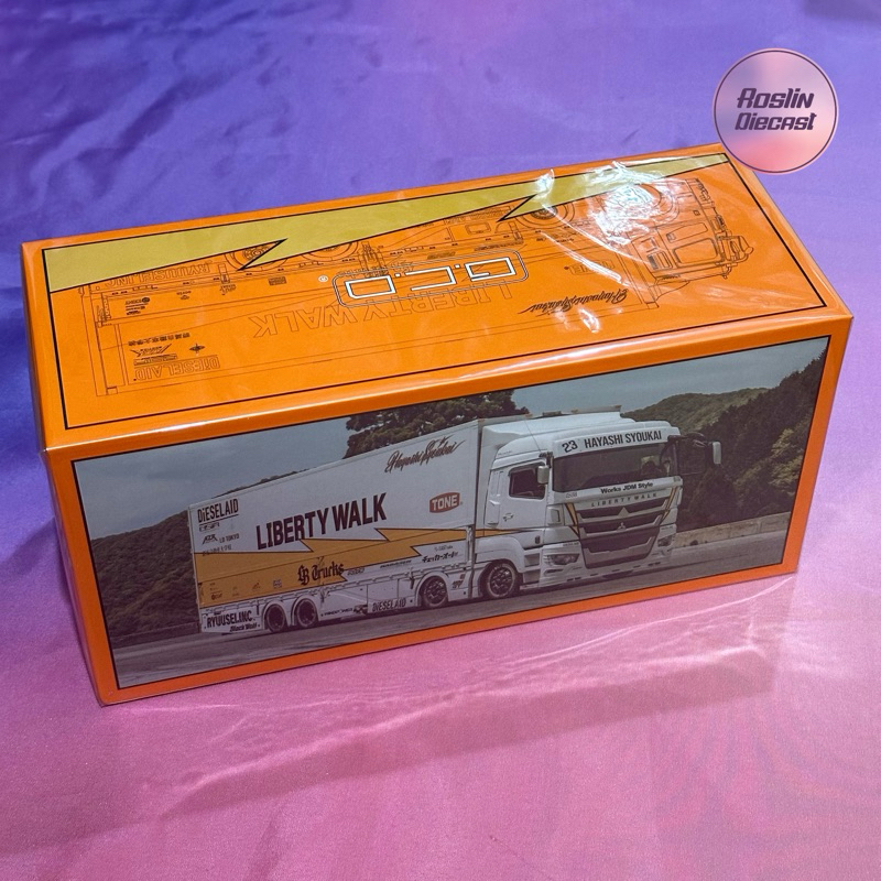 Jual Diecast 1:64 GCD Mitsubishi Fuso Super Great Transport LBWK ...