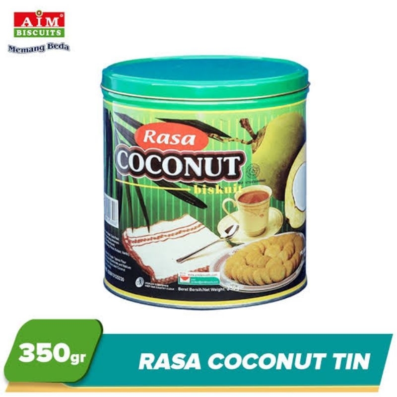 Jual AIM Biskuit Kaleng Rasa Coconut 350 gr | Shopee Indonesia