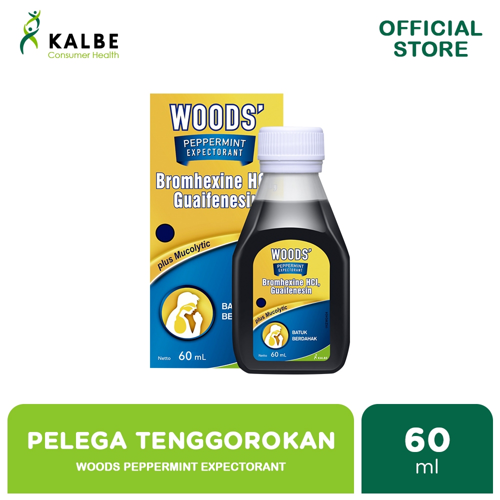 Jual WOODS PEPPERMINT EXPECTORANT 60ml - Obat Batuk Berdahak | Shopee ...