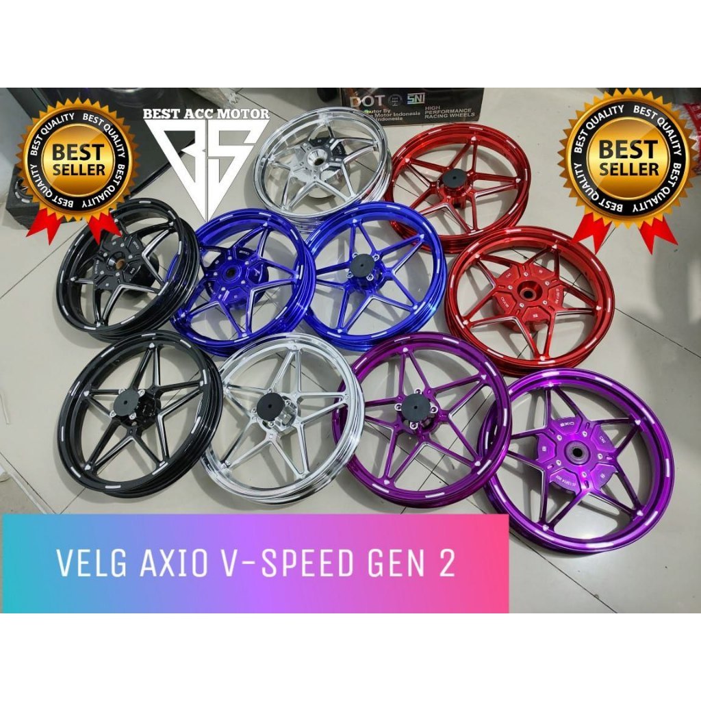 Jual VELG BINTANG VSPEED BEAT SCOOPY GENIO VARIO 110 125 150 160 MIO SPORTY MIO SMILE velg beat ...