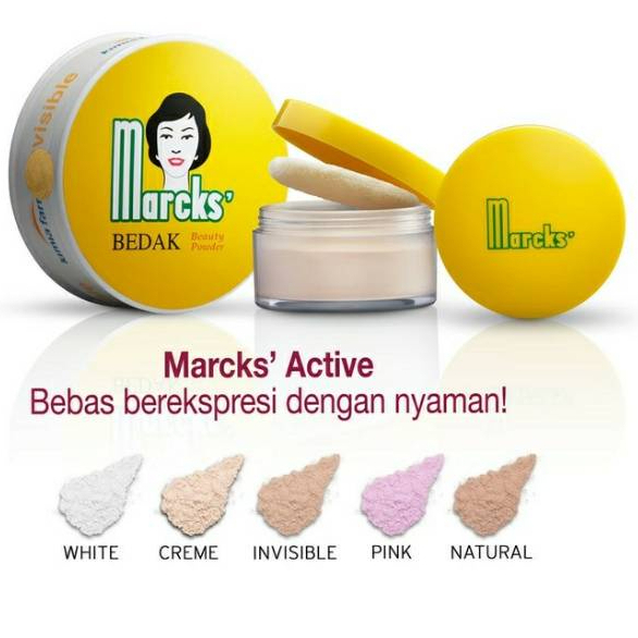 Jual Bedak Marcks 40 gr bedak tabur all variant | Shopee Indonesia