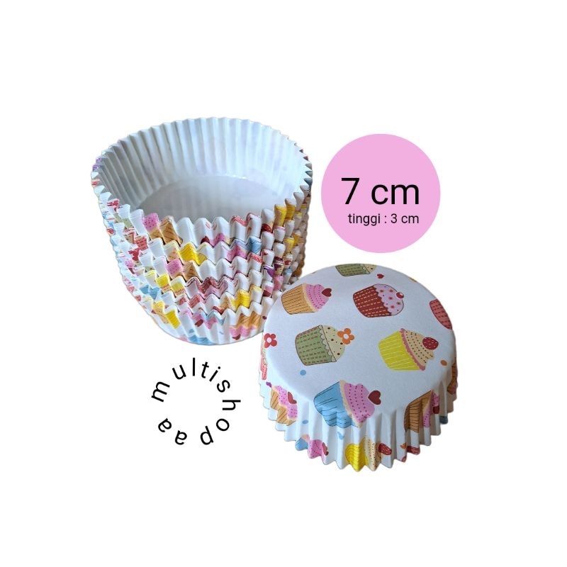 Jual Cup Roti Laminasi Bulat 7 cm Isi 200 pcs | COLOR CAKE | Shopee ...