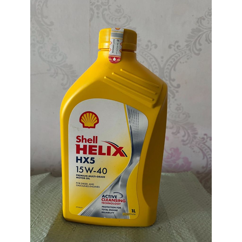 Jual Oli Shell Helix HX5 15w-40 1L | Shopee Indonesia
