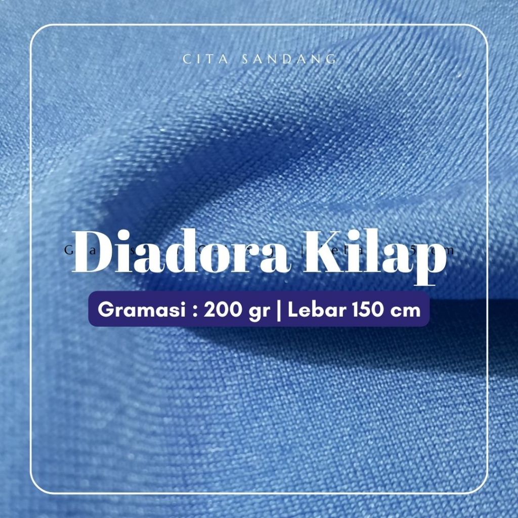 Jual 1 KG KAIN DIADORA KILAP | Shopee Indonesia