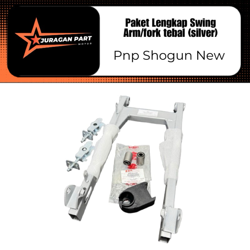 Jual Swing Arm Lengan Ayun Shogun New Pnp Smash Silver Tebal Full Set ...