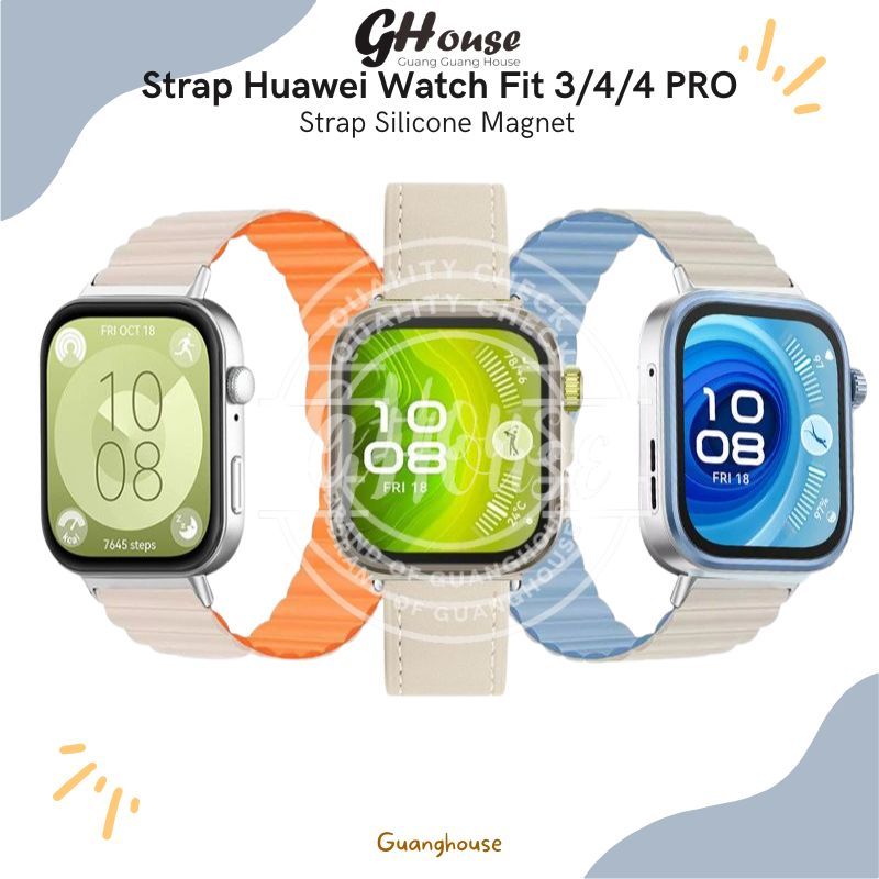 Jual Strap Huawei Watch Fit 4 / Huawei Watch Fit 4 PRO Strap Silicone ...