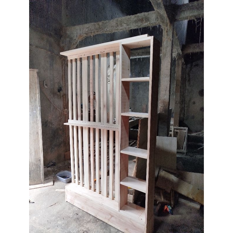 Jual Penyekat Ruangan Minimalis / Partisi Ruangan Bahan Kayu | Shopee ...