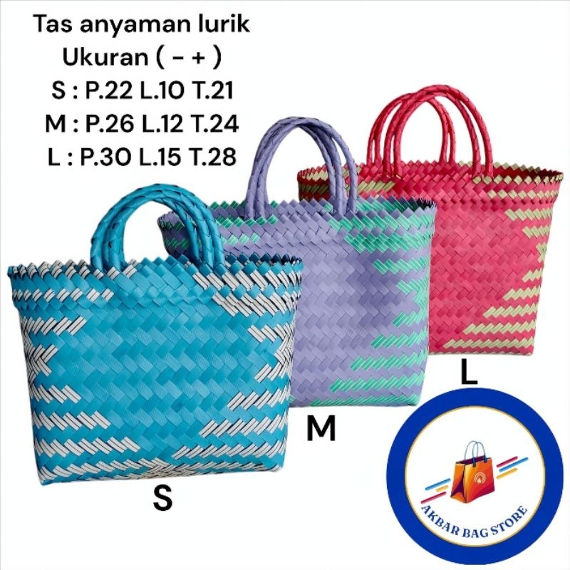 Jual Tas Anyaman Plastik Lurik/Tas Paket Sembako/Tas Hajatan | Shopee ...