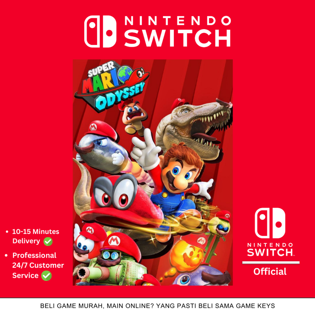 Jual Super Mario Odyssey - Nintendo Switch (digital game) | Shopee ...