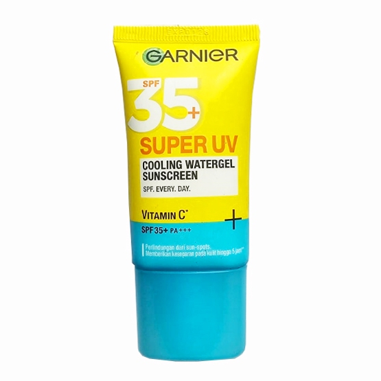 Jual GARNIER SUPER UV COOLING WATERGEL SUNSCREEN SPF 35+ 20ML sensasi ...