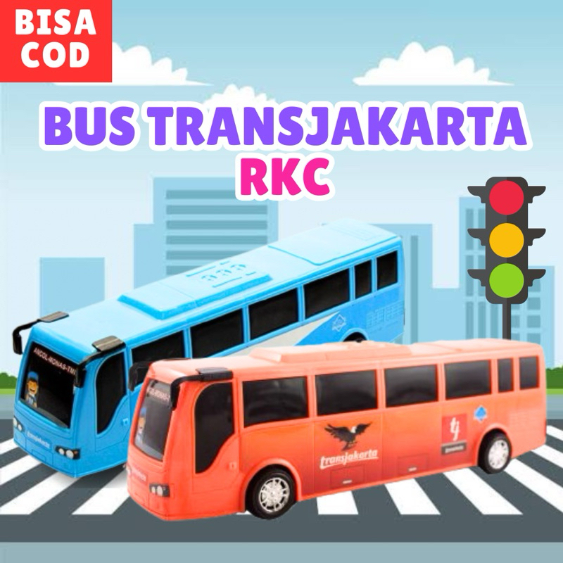 Jual RKC Bis Transjakarta Busway Miniatur Bus Angkutan Umum | Shopee ...