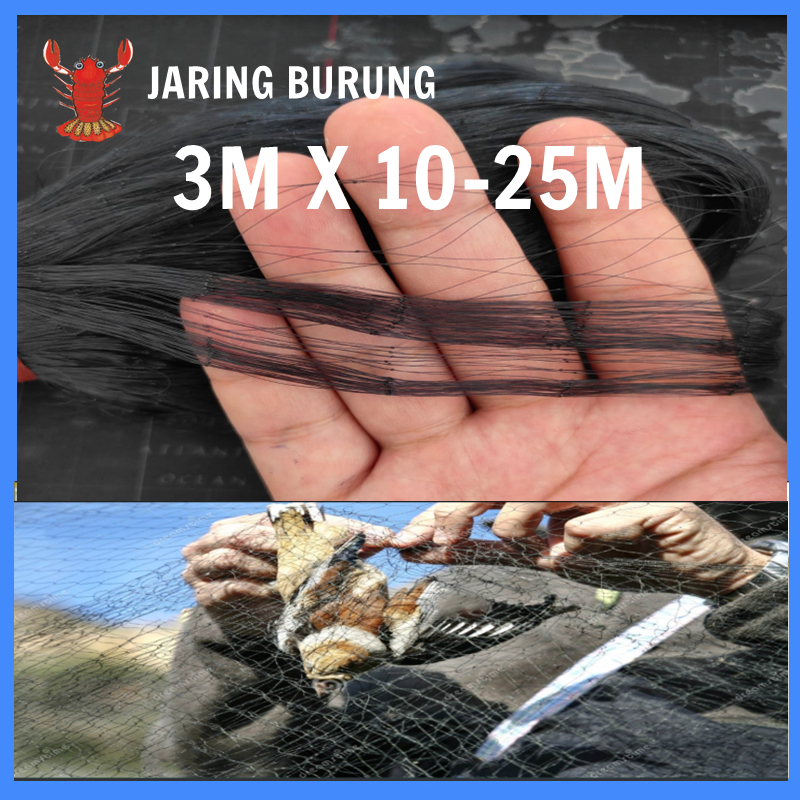 Jual Jaring Burung Nilon Emprit, Perkutut, Pipit, Kutilang, Tekukur Jaring Kandang Ayam Jaring ...