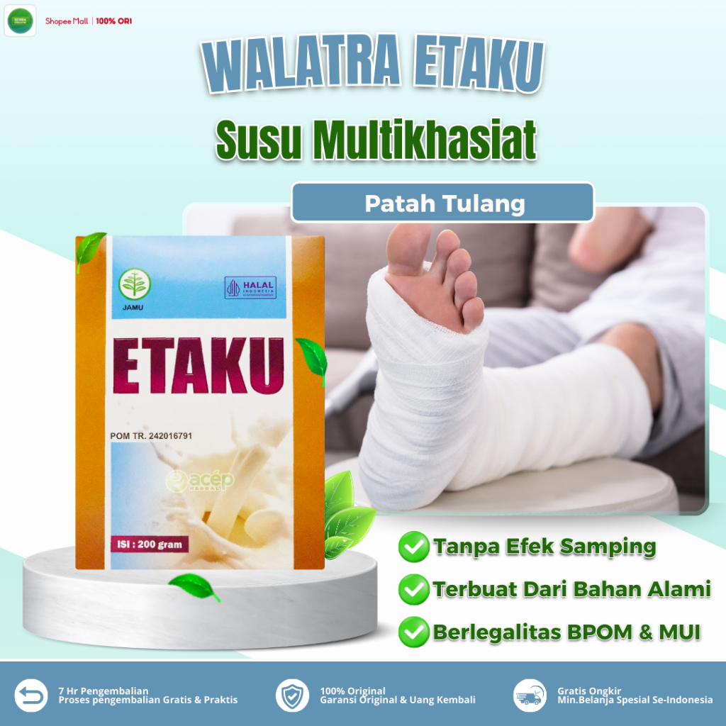 Jual Walatra Etaku Mengatasi Patah Tulang,Tulang Retak,Keropos,Kuatkan ...