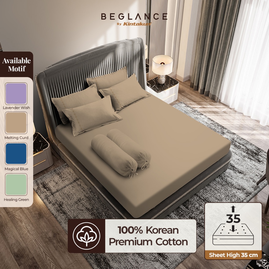 Jual Kintakun Beglance Sprei Set 160 Queen Cotton Katun Bantal Embroidery | Shopee Indonesia