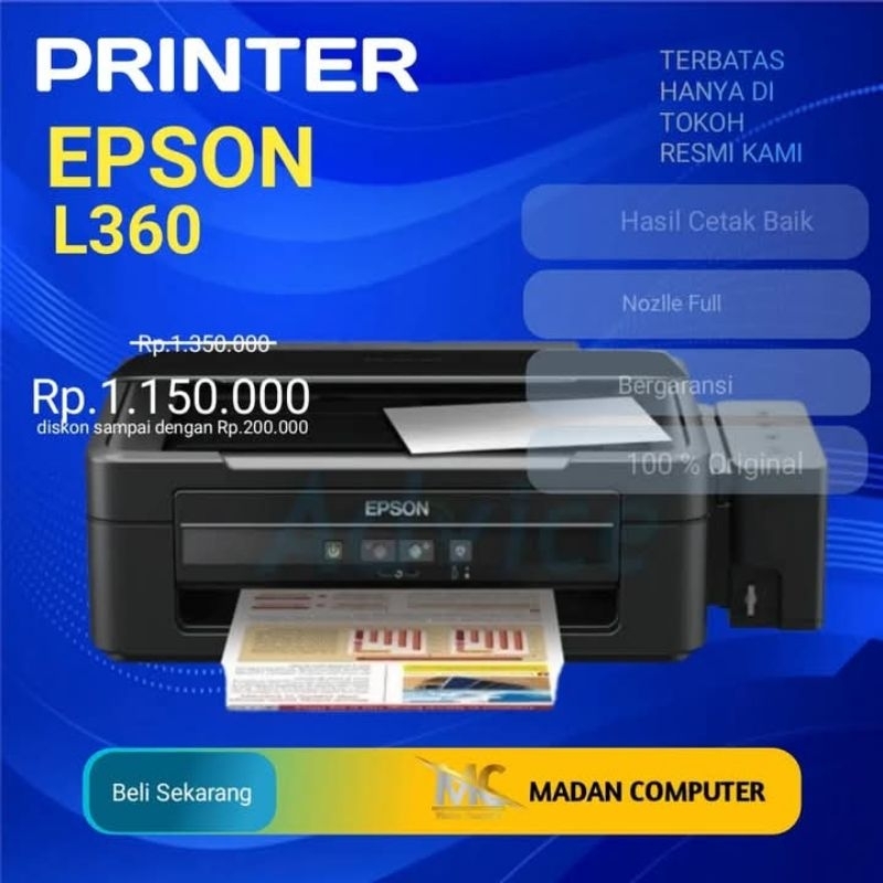 Jual printer Epson L360 scan copy!! | Shopee Indonesia