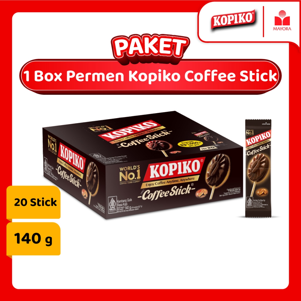 Jual Paket 1 Box Permen Kopiko Coffee Stick | Shopee Indonesia