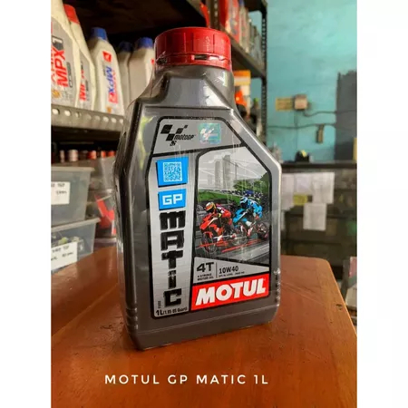 Jual OLI MOTOR MOTUL GP MATIC 4T 10W40 1L - BOYRENK RACING | Shopee Indonesia